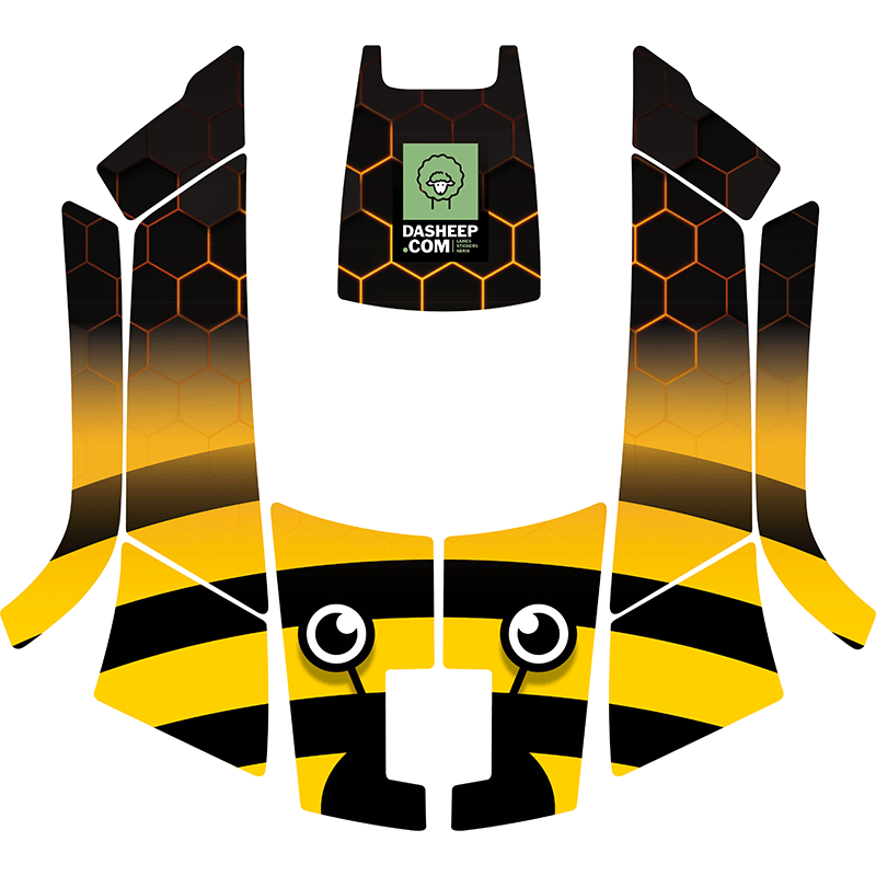 Stickers bee robot mower | DaSheep